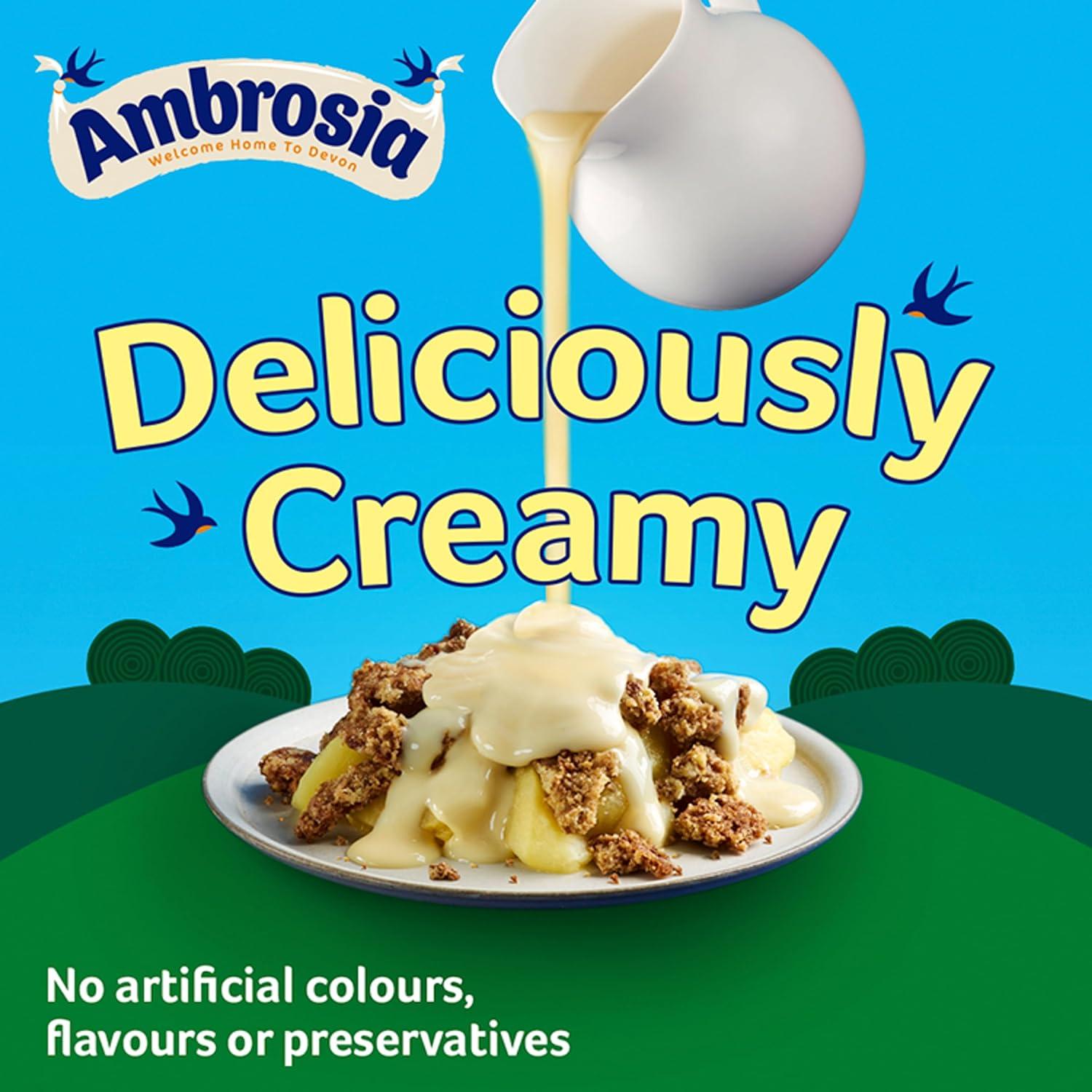 Ambrosia Devon Ready-to-Eat Original Custard Can 400 g (Pack of 1 ...