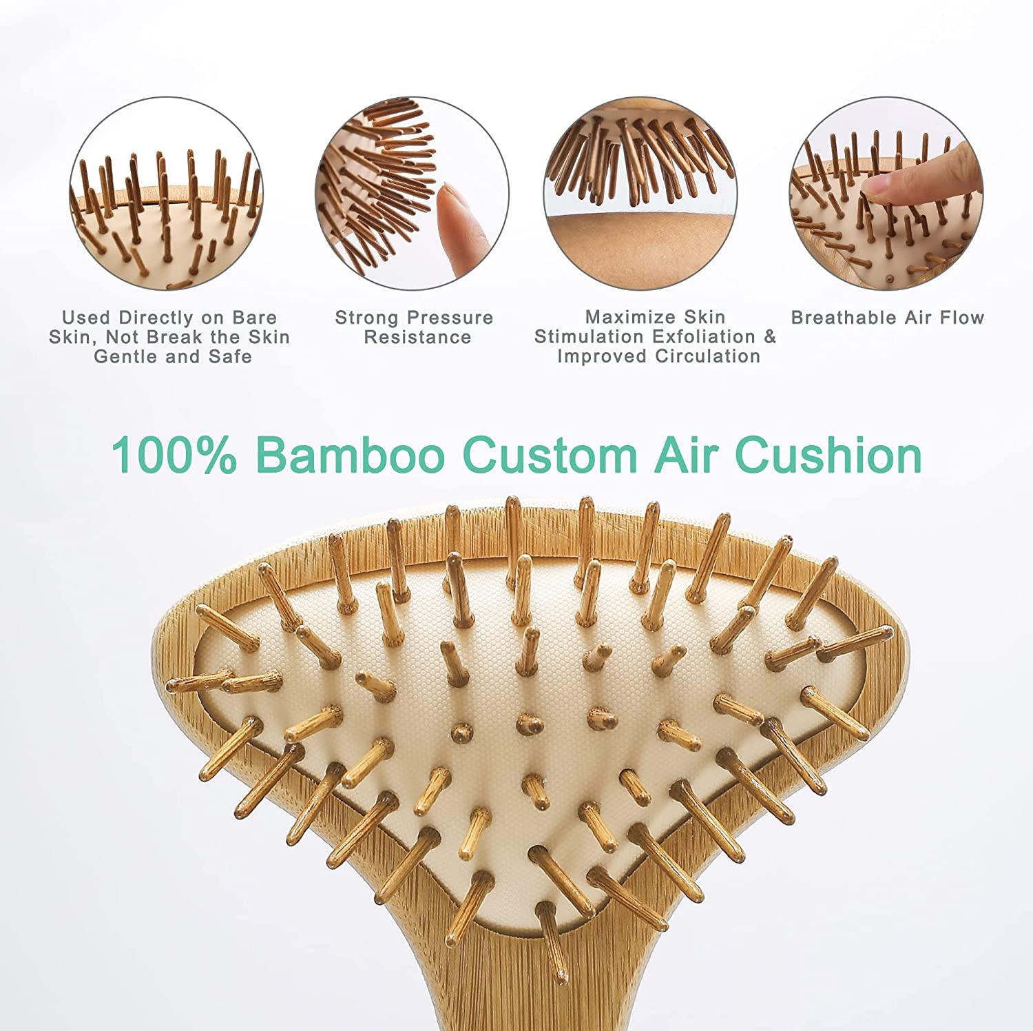 Large Curved Bamboo Back Scratcher - Instant Itch Relief, Curved Handle ...