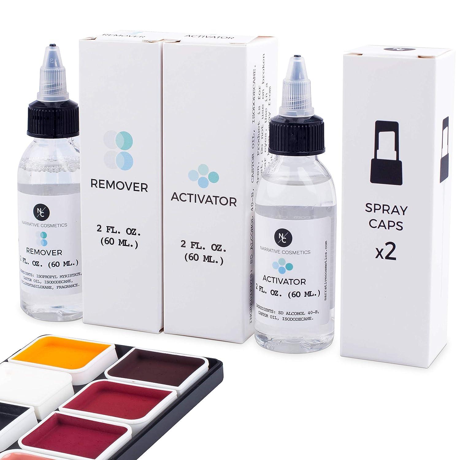 Narrative Cosmetics FX Alcohol-Activated Palette Kit with Activator and ...