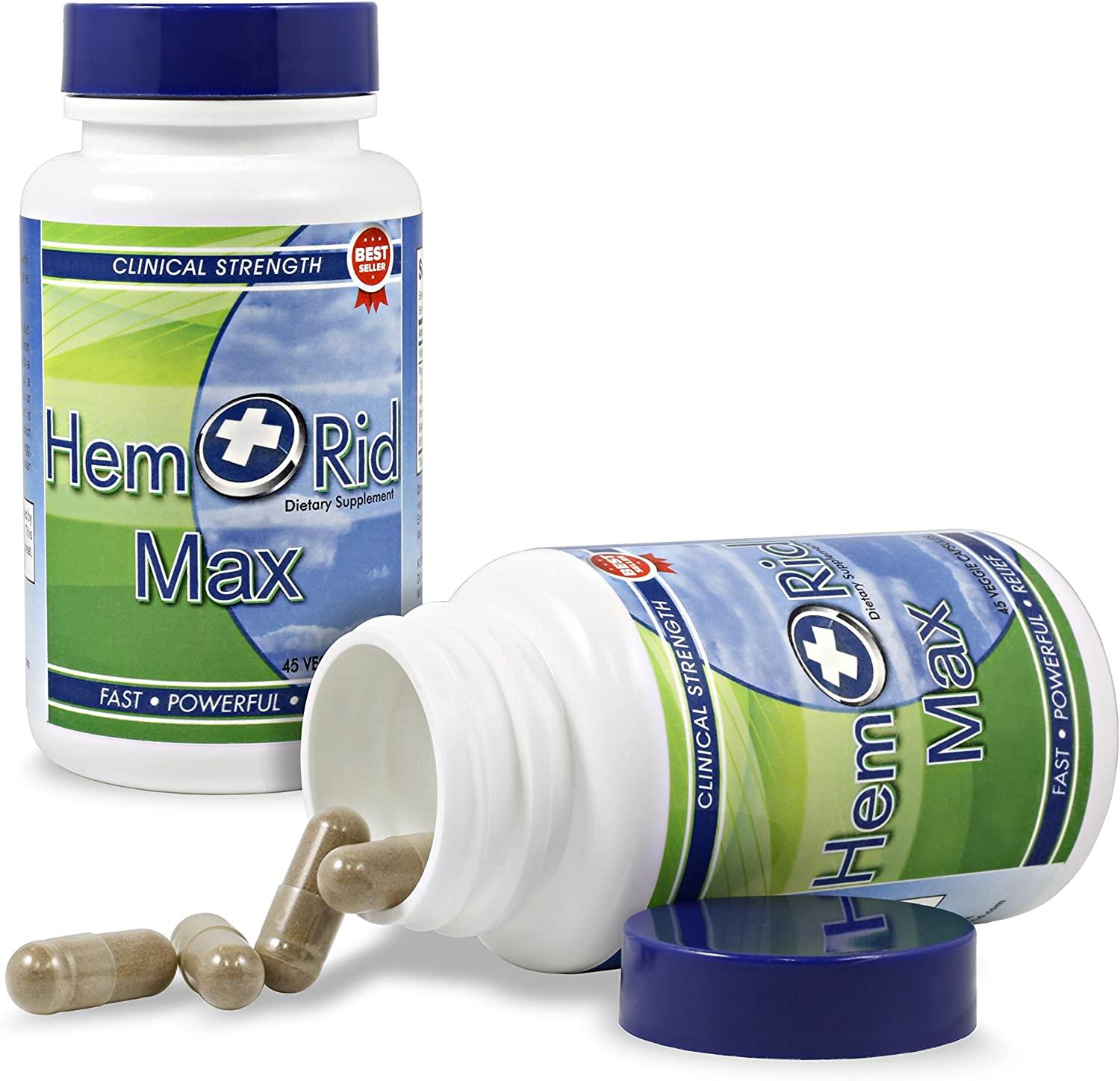 HemRid Max - Fast Hemorrhoid Relief | Effective Hemorrhoid Pills in 2-5 ...