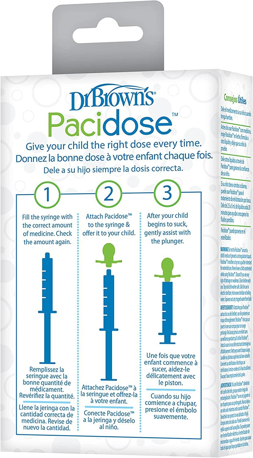 Dr. Brown's Pacidose: Pacifier & Liquid Medicine Dispenser with Oral ...