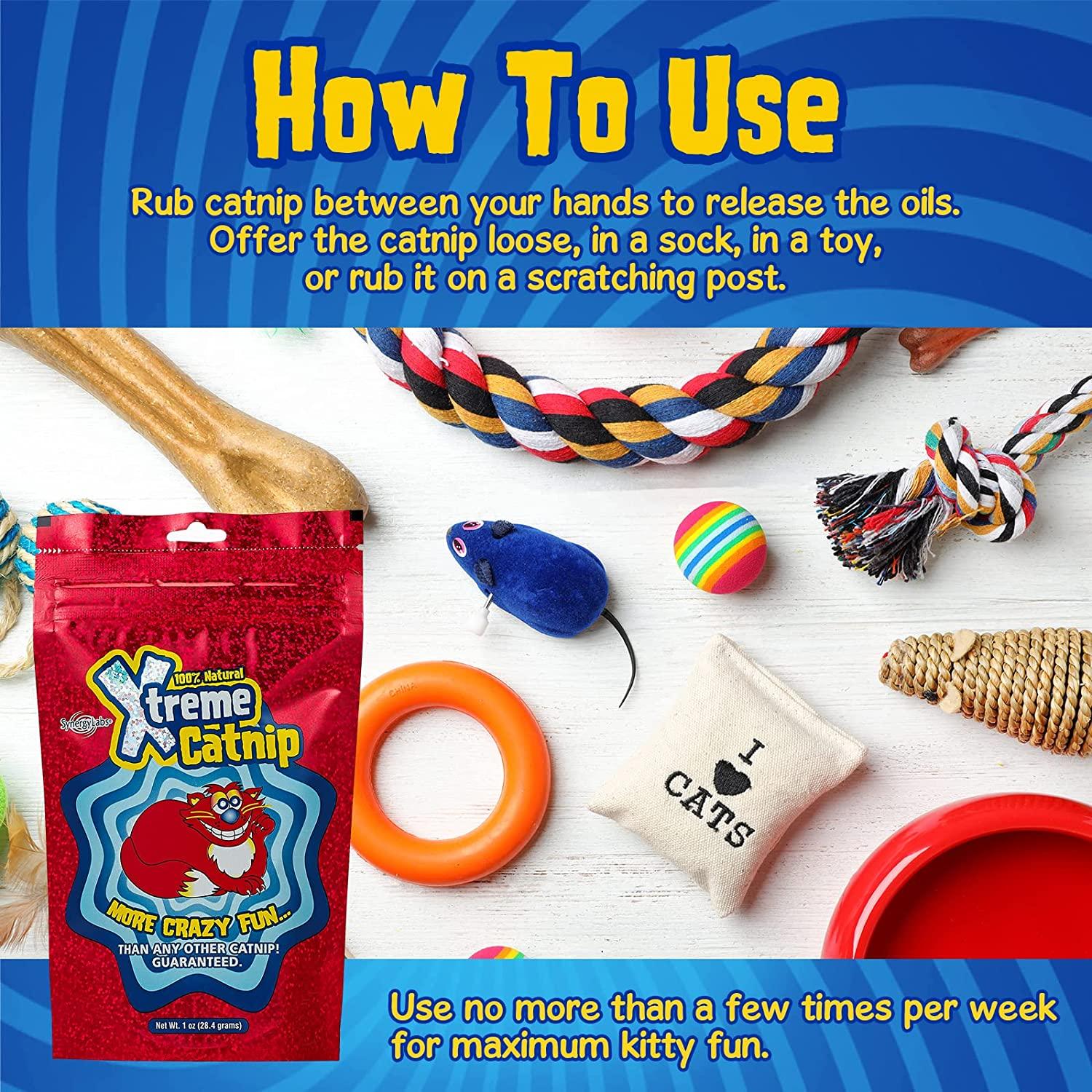 Xtreme Catnip Leaf 1 oz. - 100% Natural, Organically Grown, Super ...