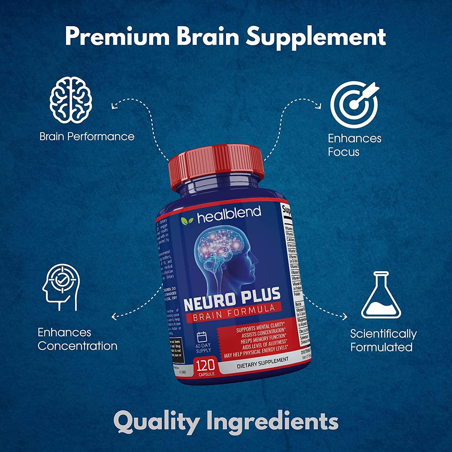 Neuro Plus Brain & Focus Formula - Enhance Mental Clarity & Energy ...