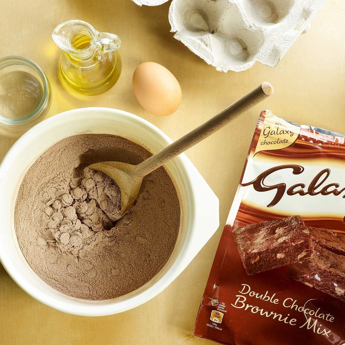 Galaxy Double Chocolate Brownie Mix - 5 x 360g (Makes 60 Brownies ...