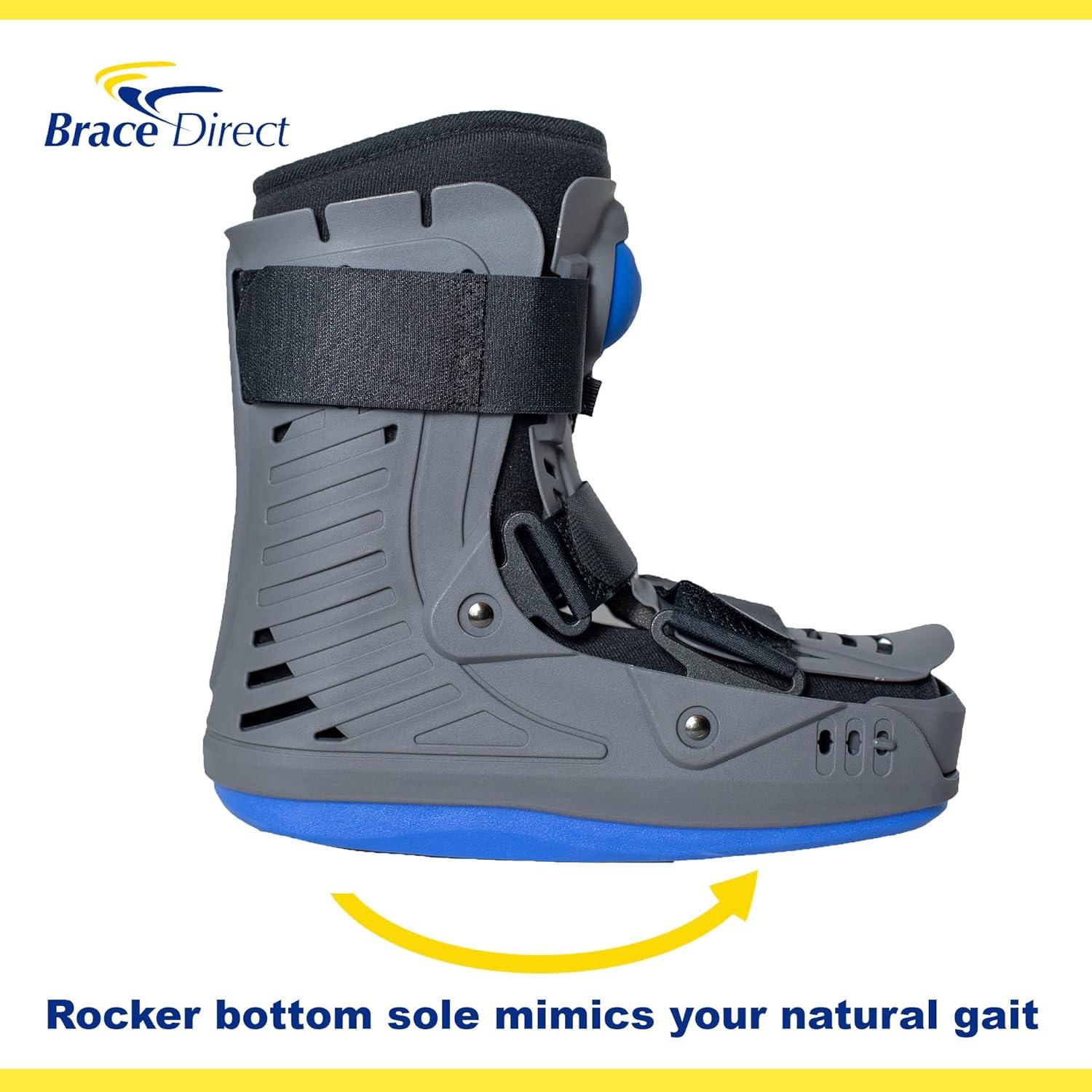 Brace Direct Lightweight Medical Full Shell Walking Boot with Air Pump ...