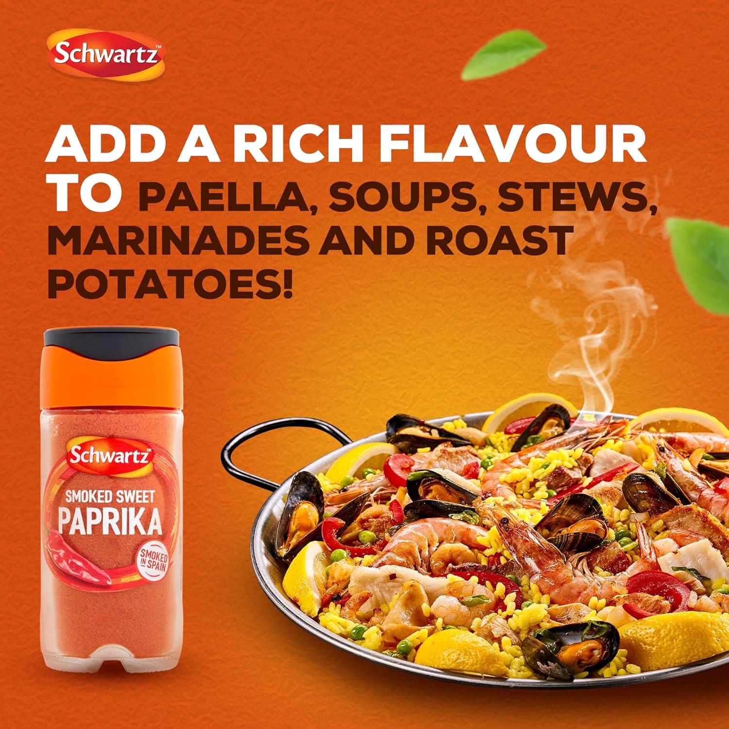 Schwartz Sweet Smoked Paprika 40g - Authentic Spanish Flavor for Your ...