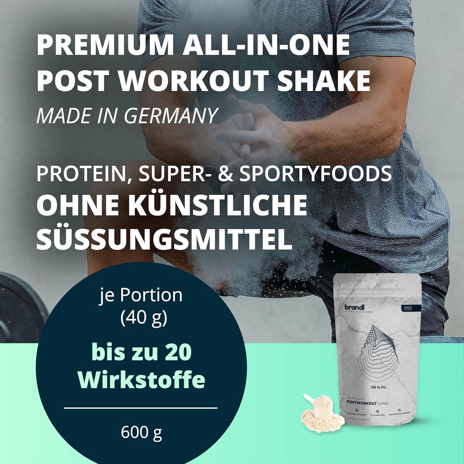 Brandl Vegan Protein Powder | All-in-One Post-Workout | 4K Combi ...