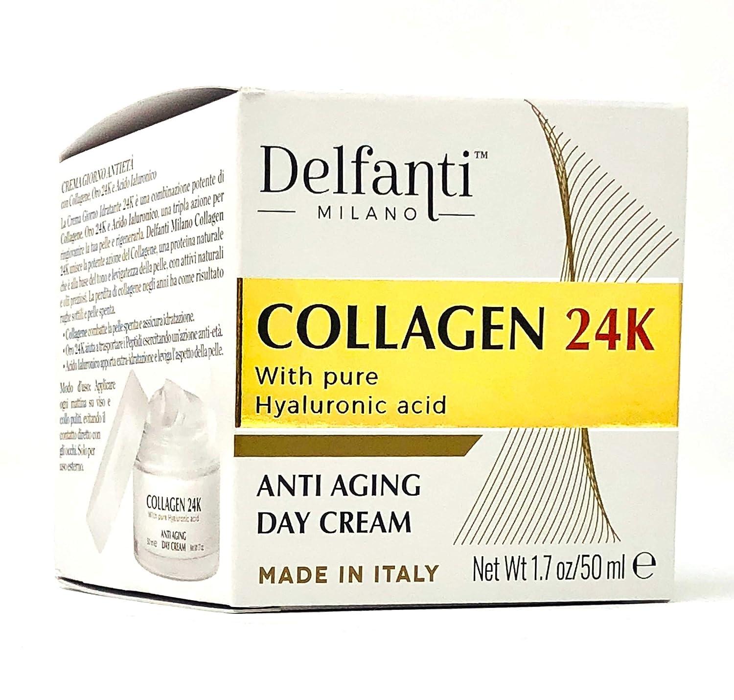 Delfanti-Milano COLLAGEN 24K Anti-Aging Day Cream with Hyaluronic Acid ...