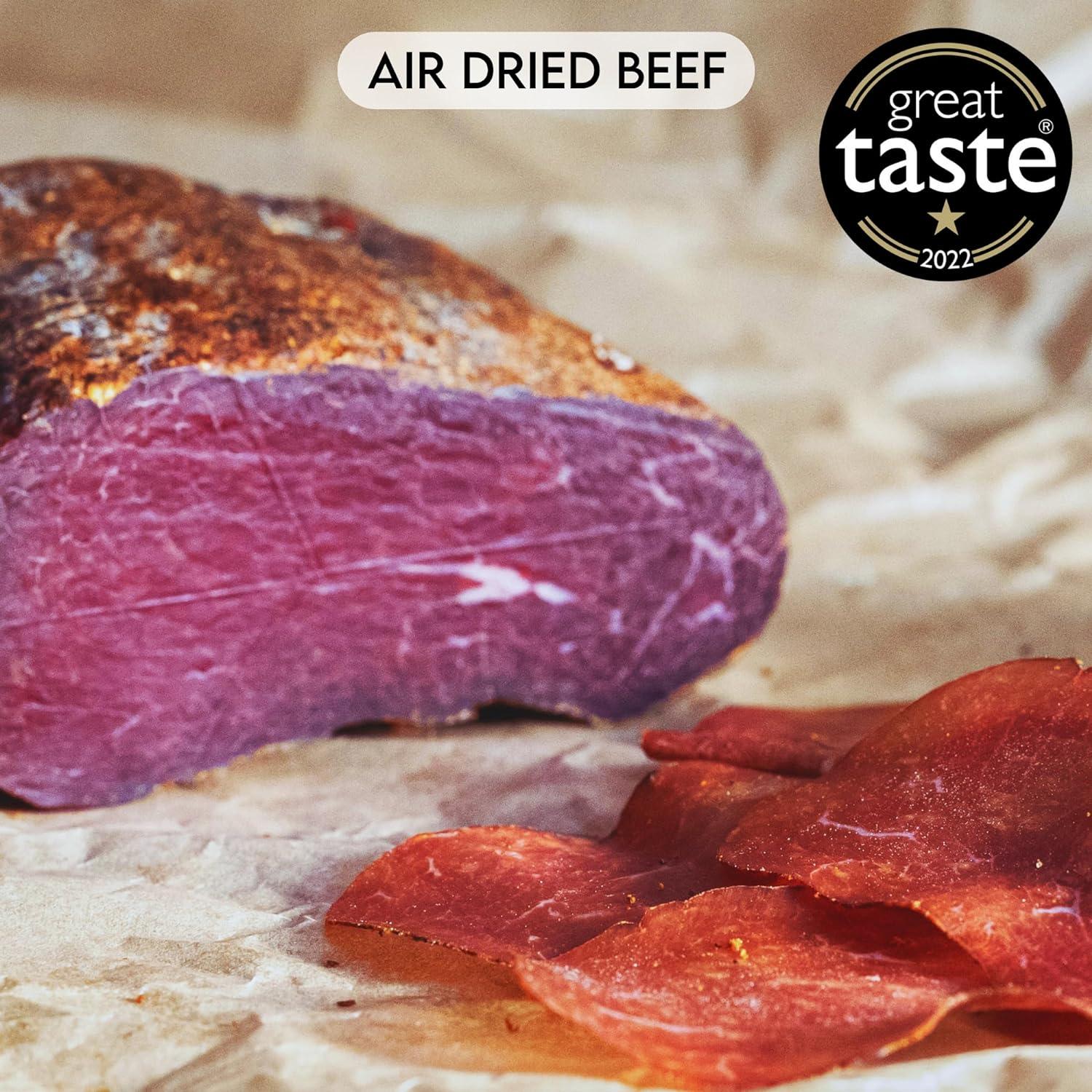 Air Dried British Beef Multipack (5 x 50g) - 20.5g Protein Per Pack ...