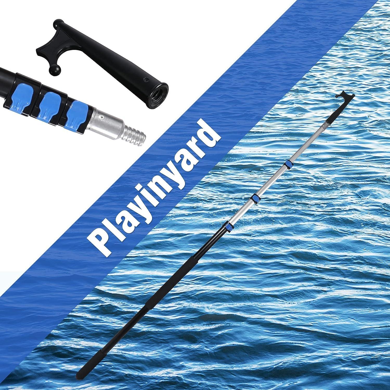 Playinyard 12ft Telescoping Boat Hook for Docking | Lightweight ...