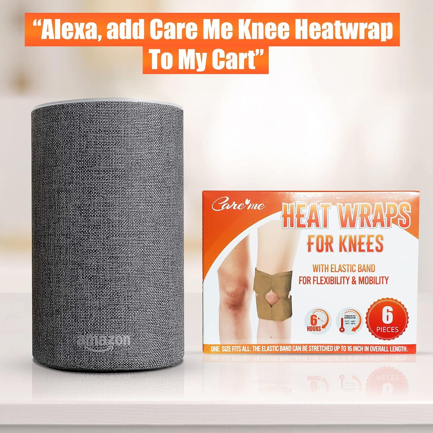 Care me Disposable Heating Pads for Knee Arthritis Pain Relief - 6 Pack ...