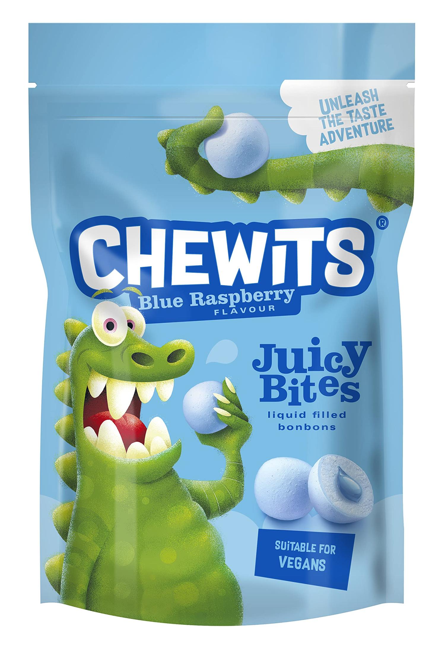 Chewits Blue Rasp Bites 165 g x 10 | Buy Now with Express International ...