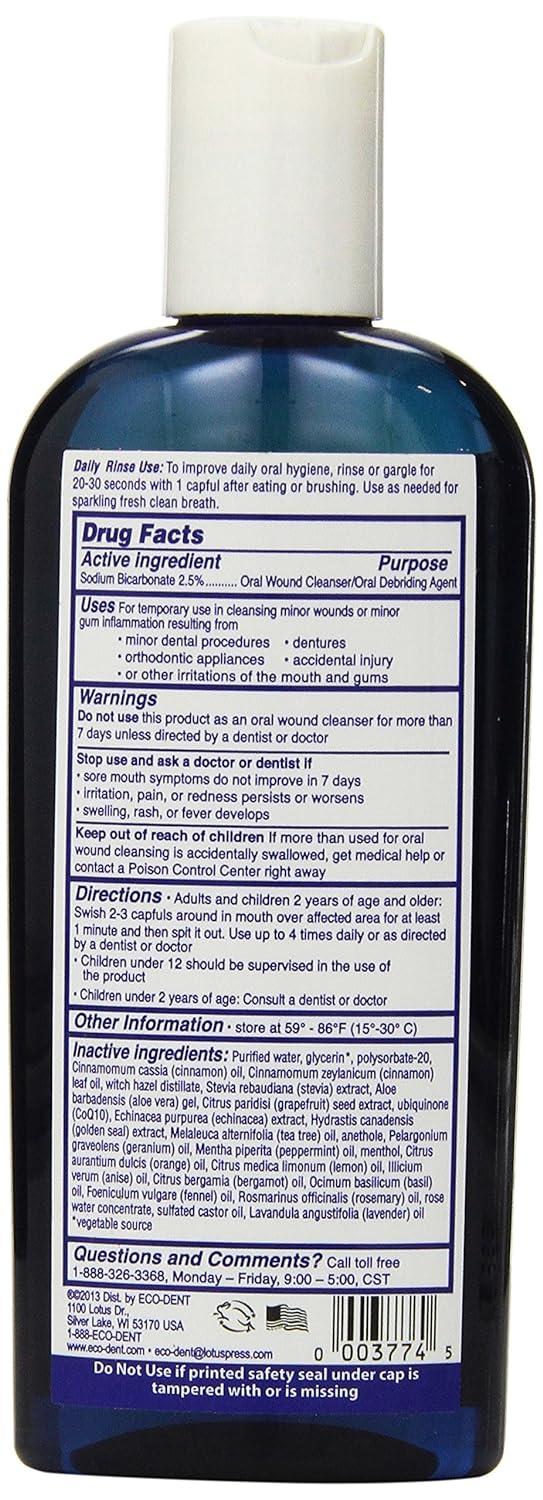 Eco-Dent Daily Rinse Spicy-Cool Cinnamon 8 fl oz (Pack of 2) | Ultimate ...