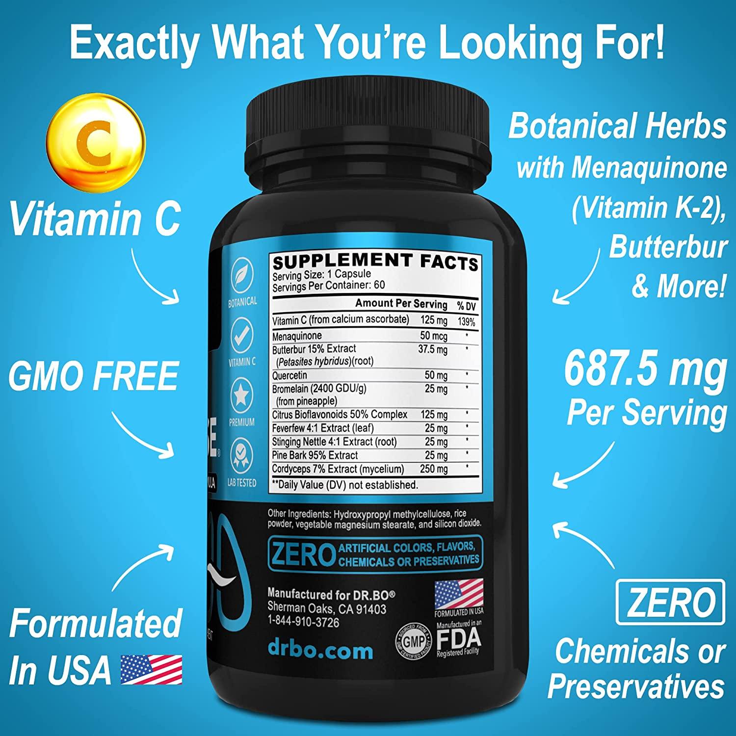 Lung Cleanse Support Supplement - Herbal Detox for Lungs & Bronchial ...