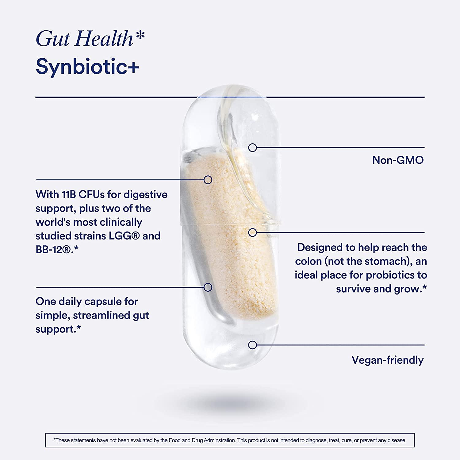 Ritual Synbiotic+ 30 Vegan Capsules - 3-in-1 Formula for Gut Health ...