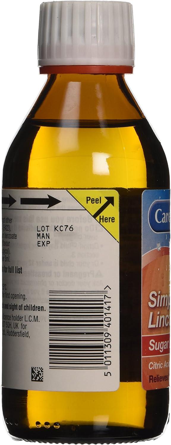 Care Sugar Free Simple Linctus 200ml - Soothing Cough Relief | Buy Now ...