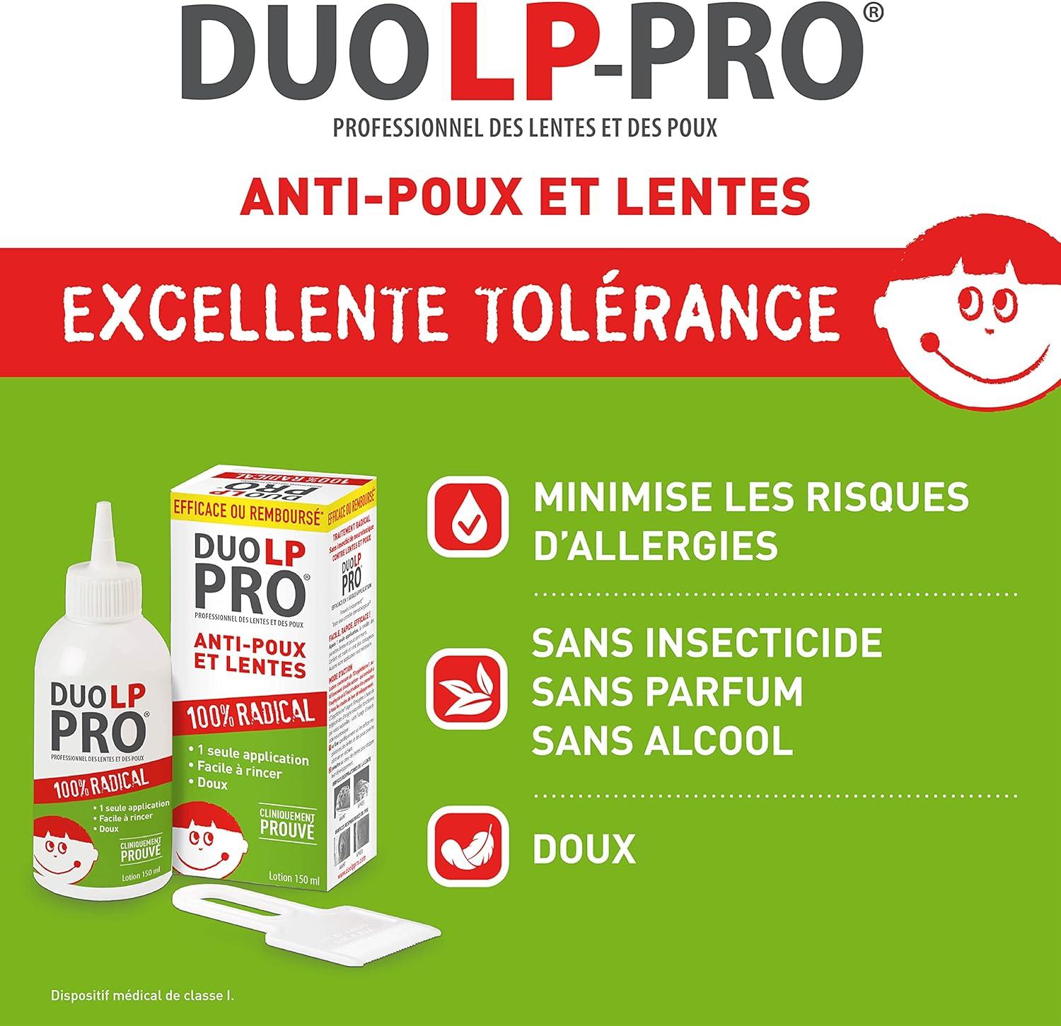 DUO LP-PRO Radical Lotion Nits and Lice 150ml - Effective Treatment ...