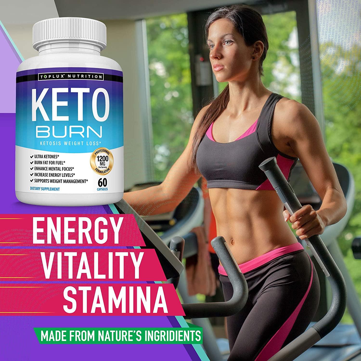 Keto Burn Pills Ketosis Weight Loss - 1200 Mg Ultra Advanced Natural Ketogenic Fat Burner Using ...