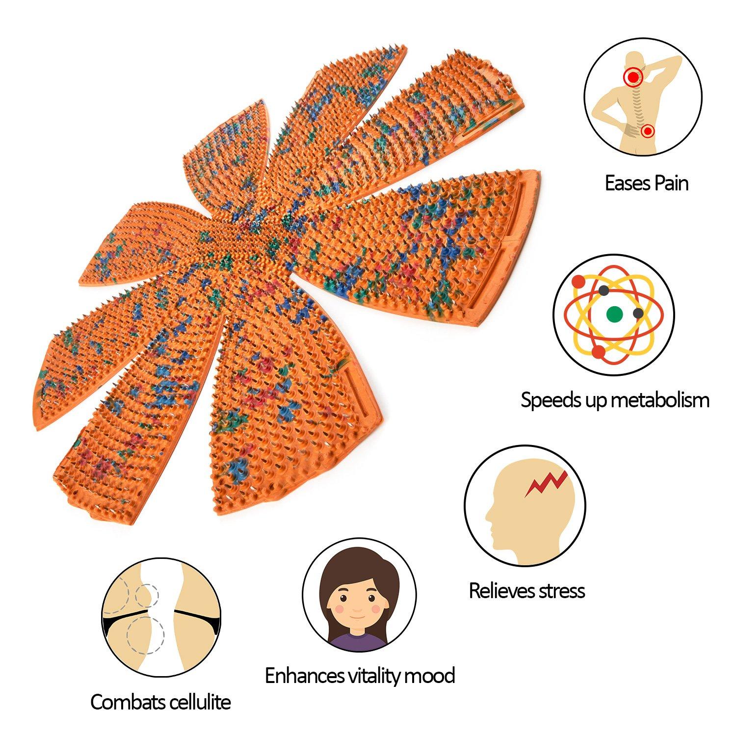 LYAPKO Flat Acupuncture Applicator Flower - Premium Acupressure ...