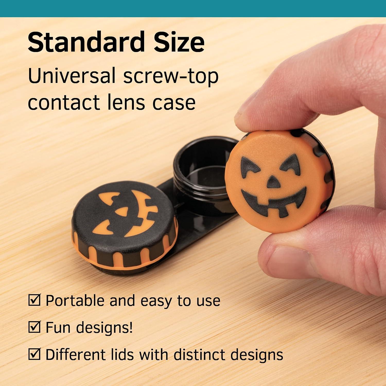 Buy Sports World Vision Fun Contact Lens Container - Cute Screw Cap 3 ...