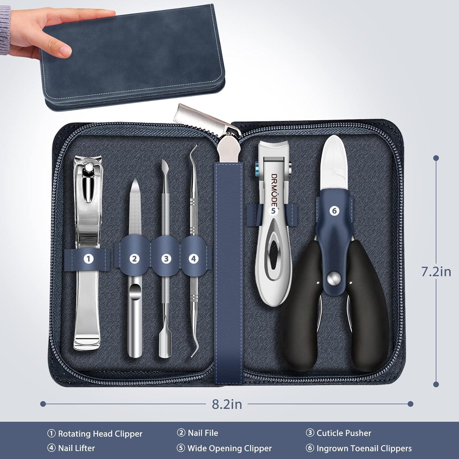 Senior Toenail Clippers Set for Thick Nails - Featuring Ingrown Toenail ...