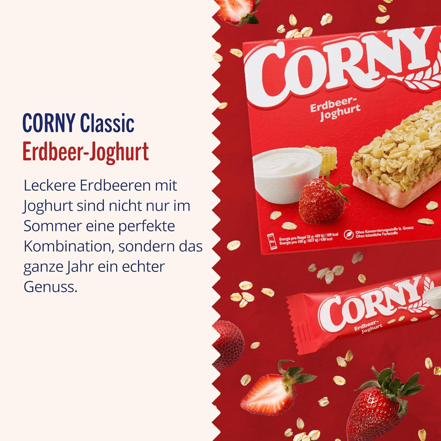 Corny Classic Strawberry Yoghurt Cereal Bar - Delicious Strawberries ...