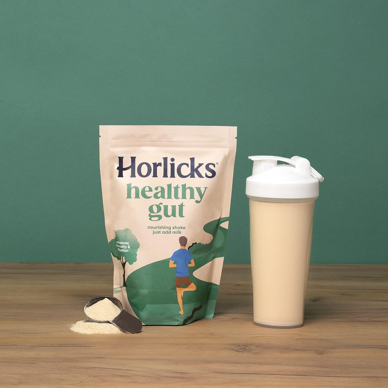 Horlicks Healthy Gut 400g: Malted Milk Protein Powder with Vitamin B12 ...