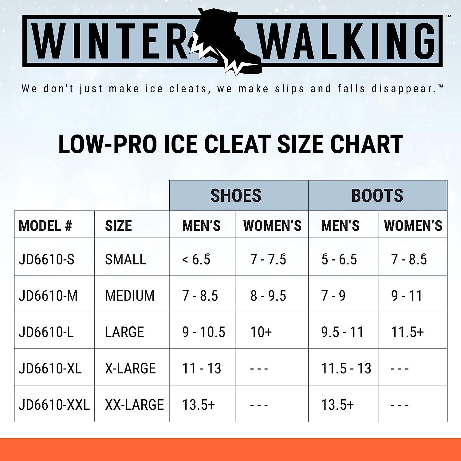 Low-Pro Ice Cleat Medium - Stay Safe and Stable on Icy Surfaces | Buy ...