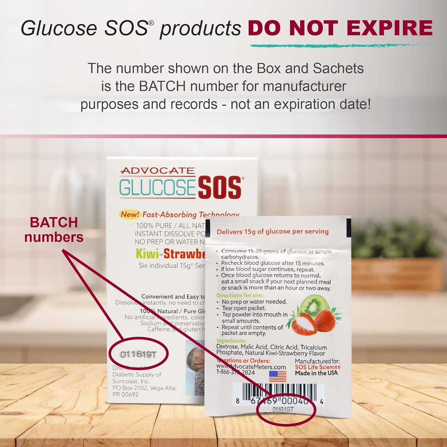 Glucose SOS Fruit Medley Powder - 12 Packets for Quick Energy Boost ...