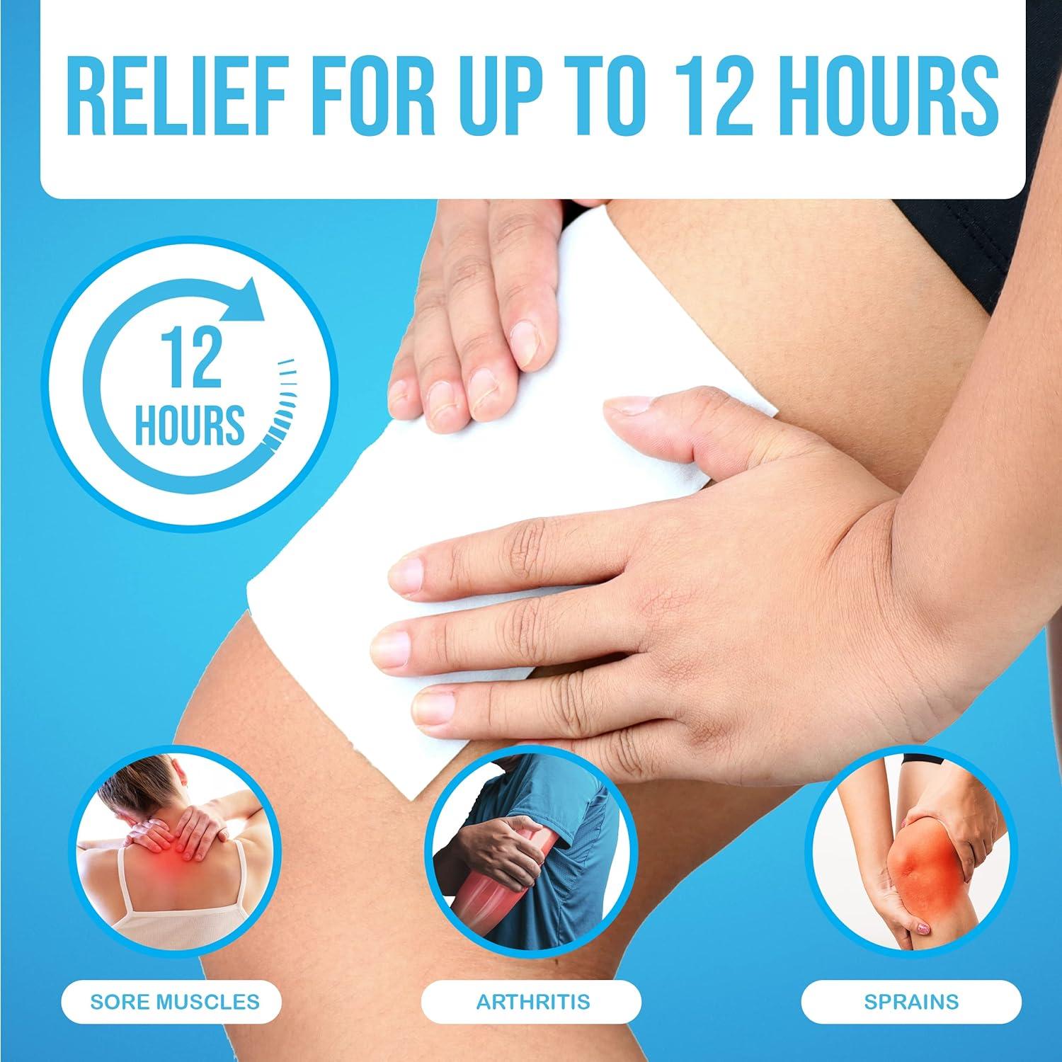 JJ CARE Lidocaine Patches Maximum Strength - Pack of 12 for Back ...