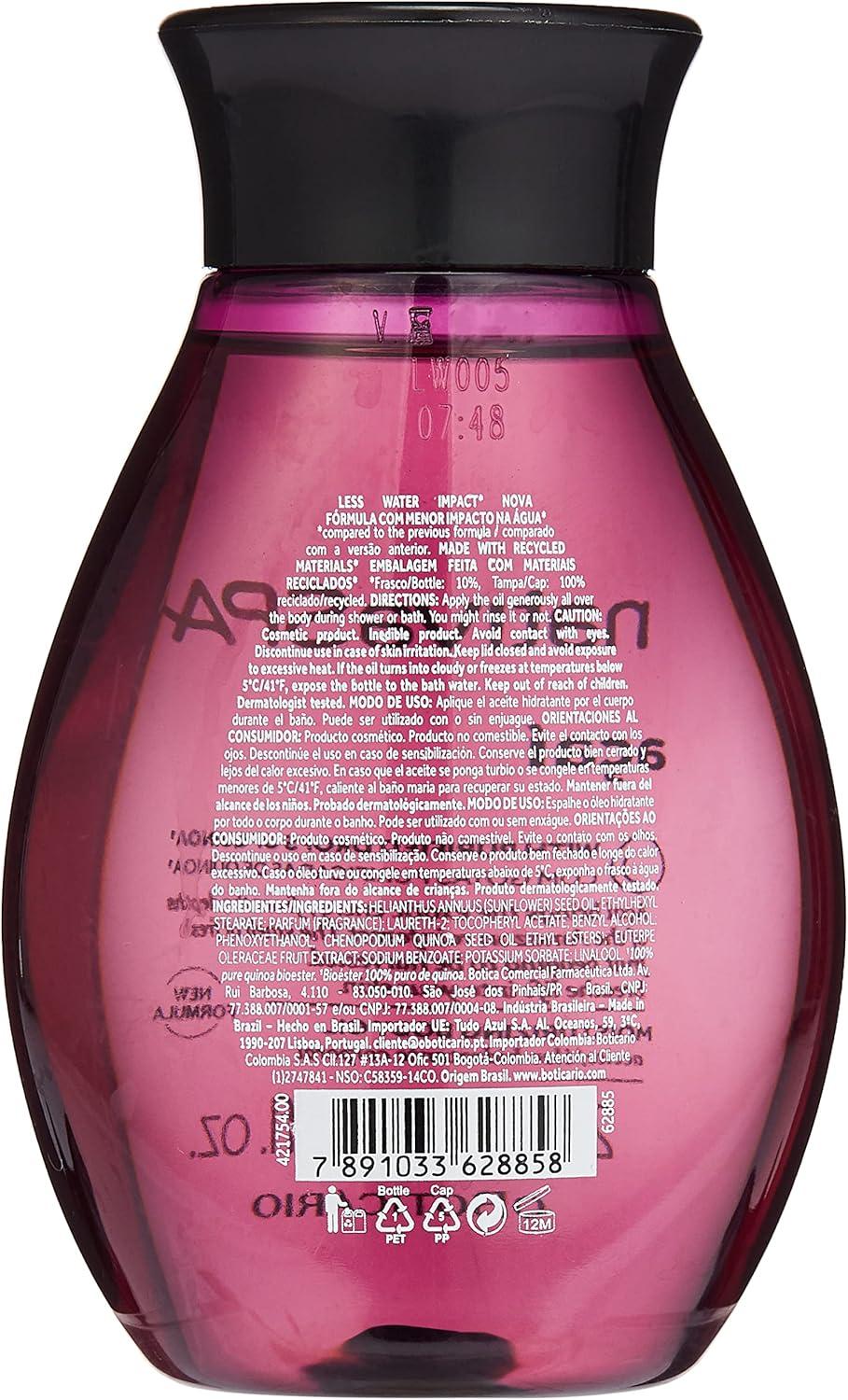 O Botic rio Nativa SPA A ai Perfumed Body Oil Body Lotion with Quinoa Drops for More Hydration ...