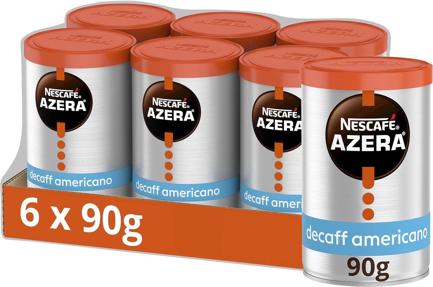 Nescafe Azera Americano Instant Coffee 140g (Pack of 6) & Nescafe Azera ...