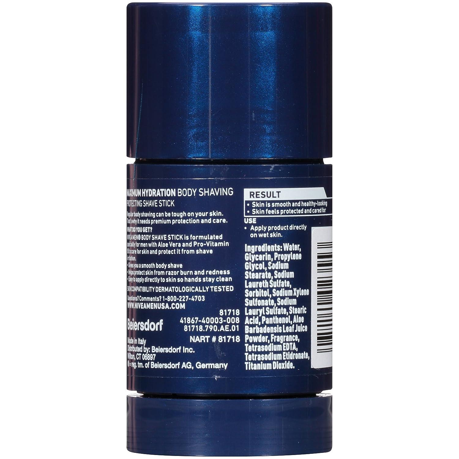 NIVEA Men Maximum Hydration Shave Stick - 2.5 Oz | Smooth Shaving ...