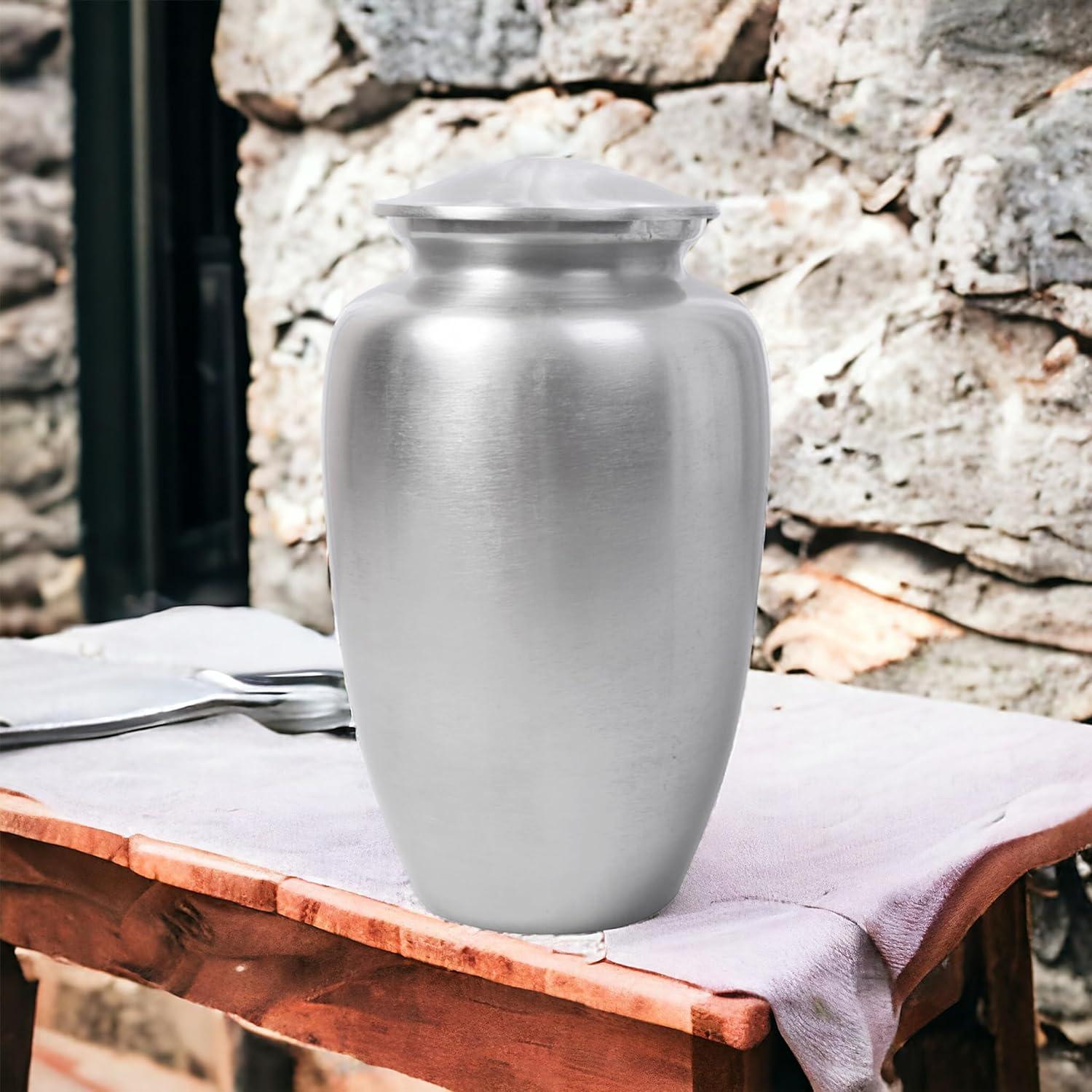Cremation Urn for Adult Ashes Pewter Urn for Human Ashes Cremation Urns ...