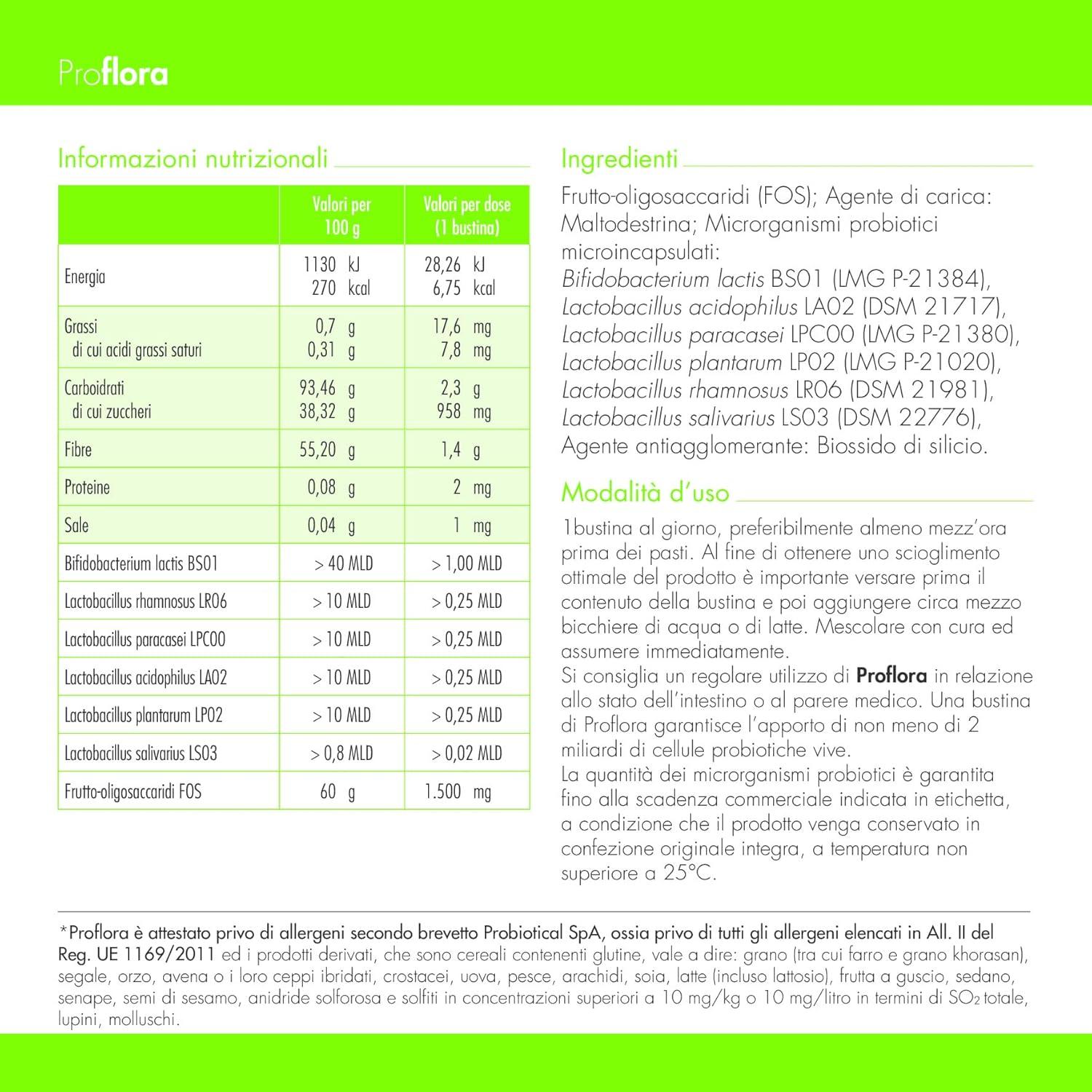 Guna Proflora - Probiotic Supplement | 30 Sachets | International ...