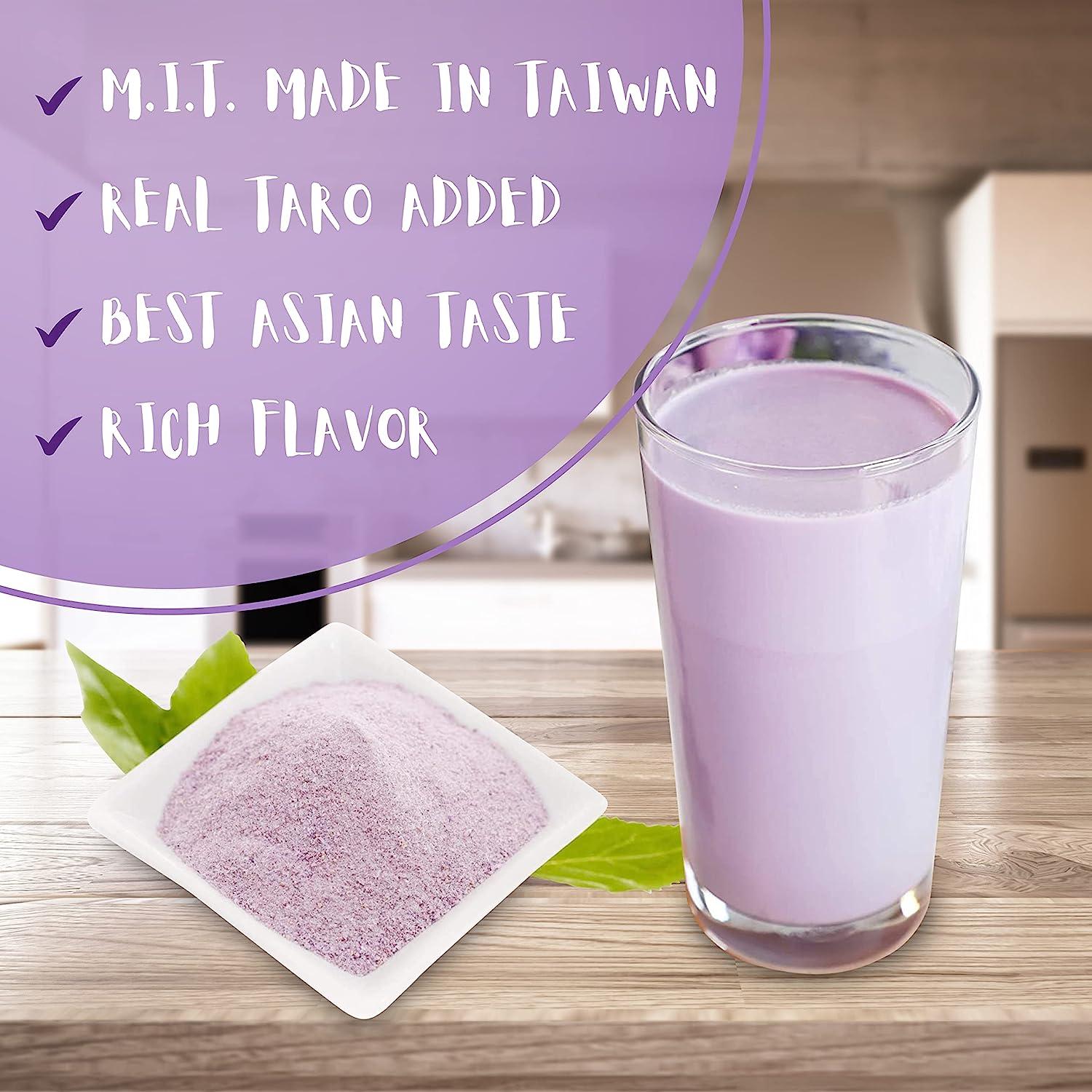 Inno Taro Milk Tea Powder for Boba Tea Kit - Bubble Milk Tea Mix with ...