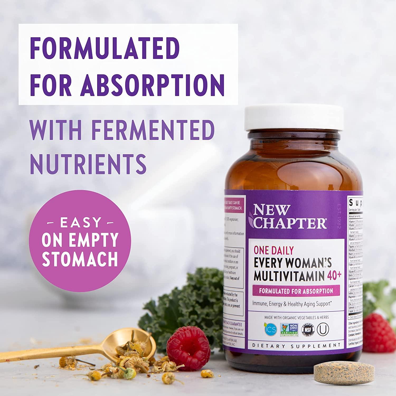 New Chapter Women's Multivitamin 40+ | Every Woman's One Daily - 48 ...