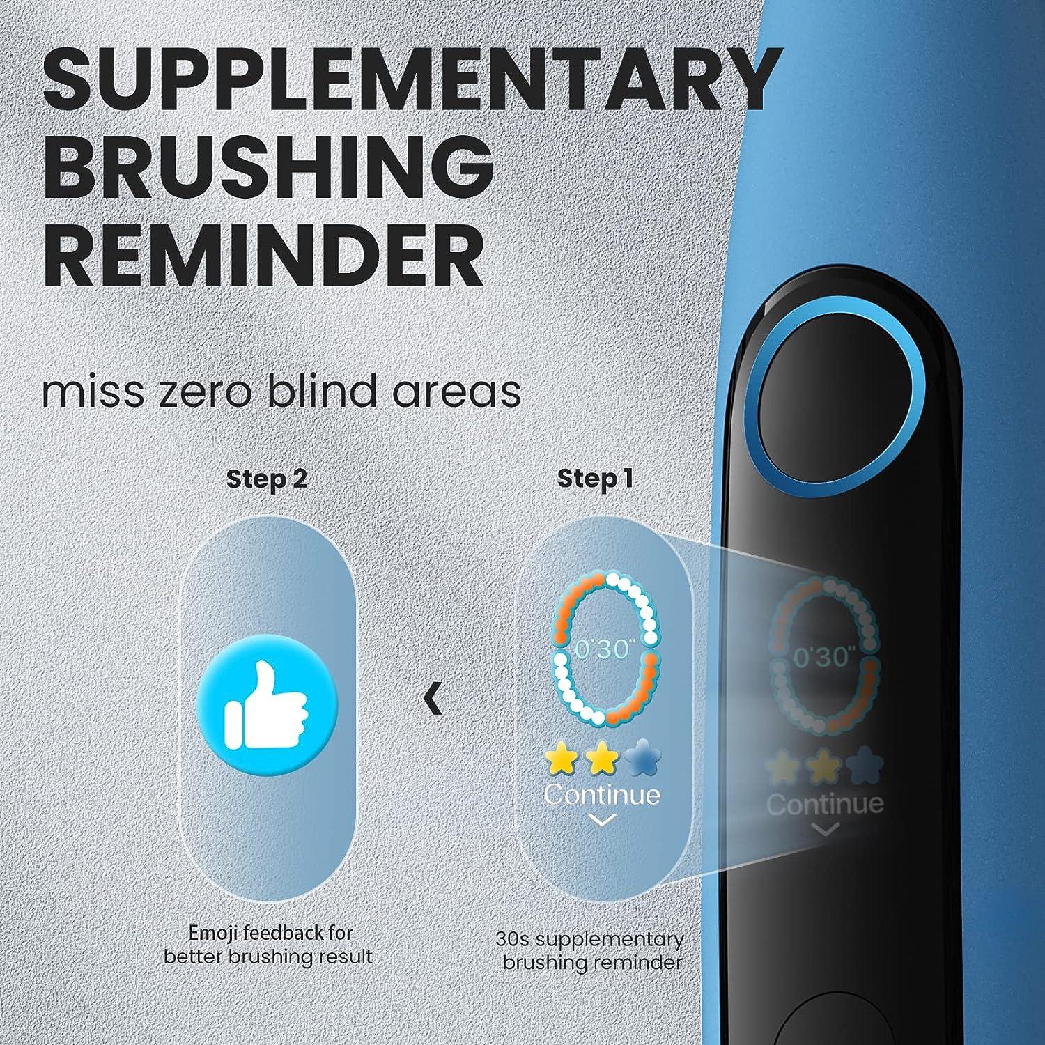 Oclean XS Smart Sonic Electric Toothbrush | Color Screen | 5 Modes ...