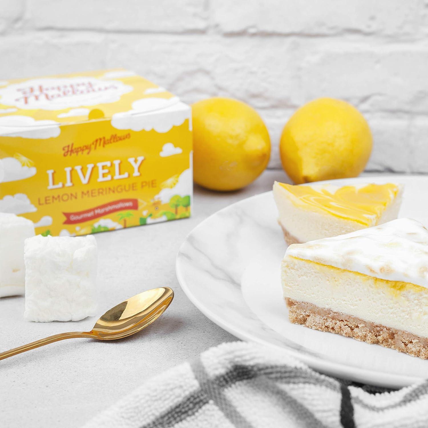 Lively Lemon Meringue Pie | Happy Mallows Gourmet Marshmallows | 100% ...
