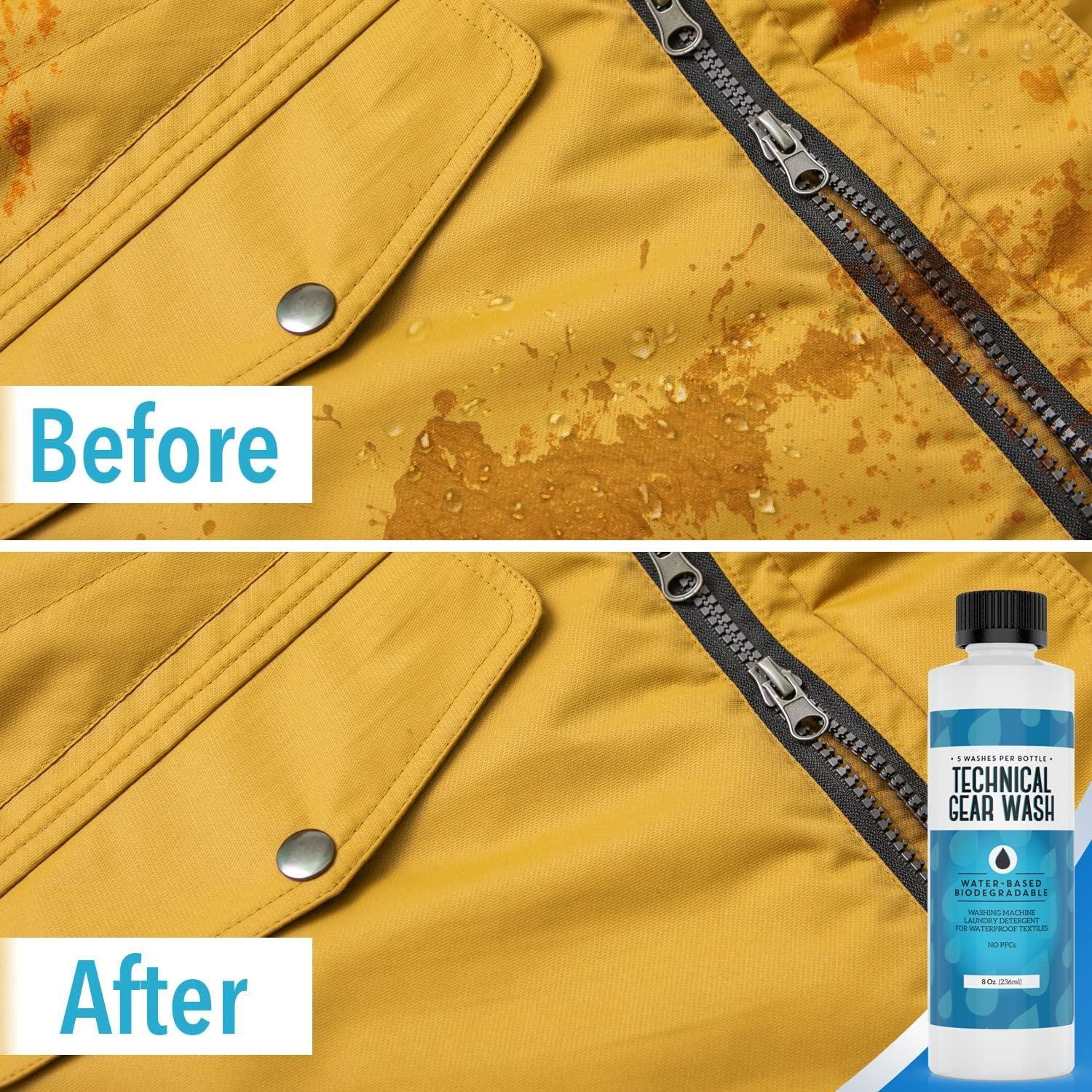 Technical Gear Wash - 5 Loads Concentrated Detergent for DWR Clothing ...