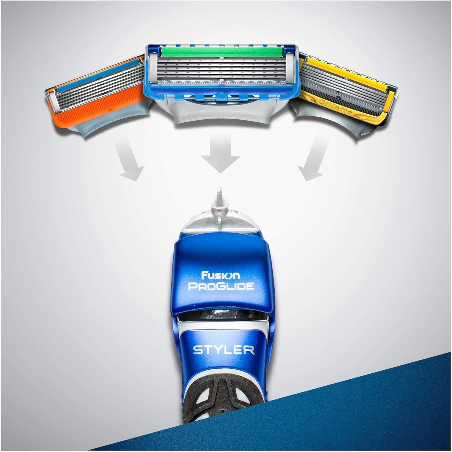 Gillette Fusion ProGlide 3-in-1 Styler Trimmer Razor - Precision ...