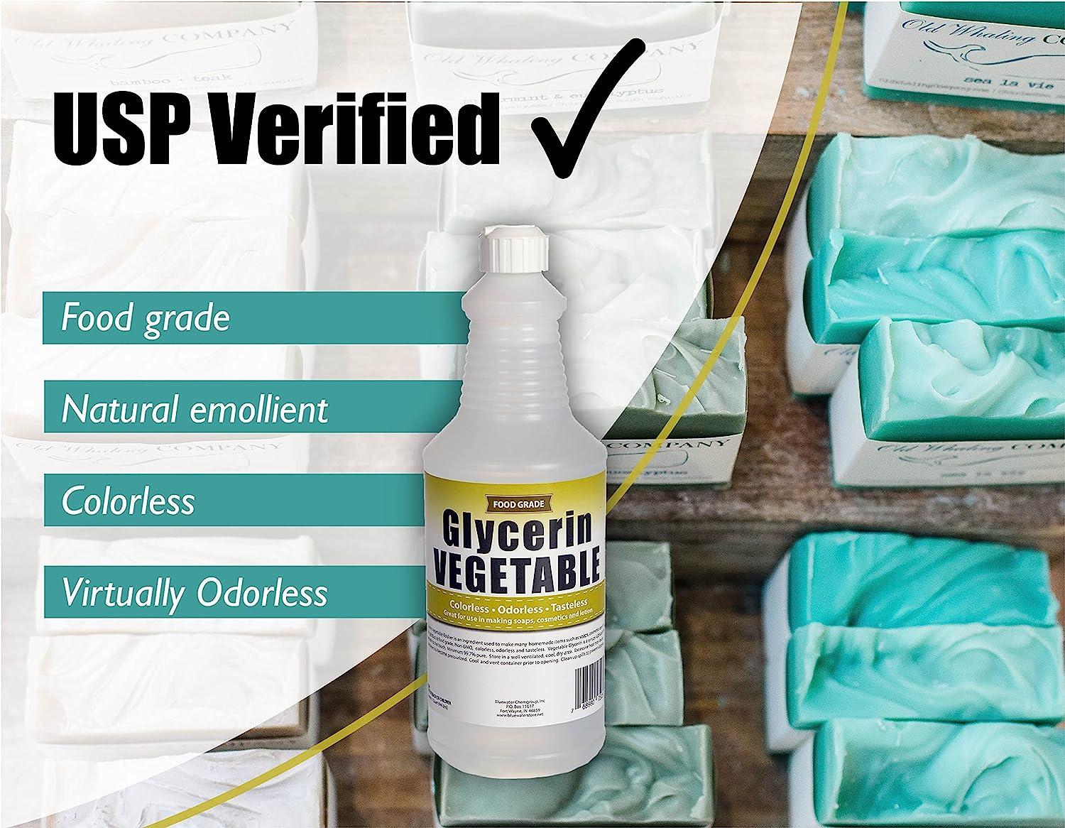 Sanco Industries Vegetable Glycerin - 1 Quart (32oz) - USP Grade, Food ...
