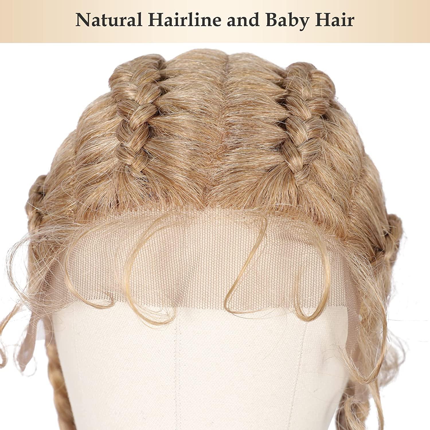 Brinbea 35 Lace Front Braided Wig for Black Women | 360 Dutch Cornrow ...
