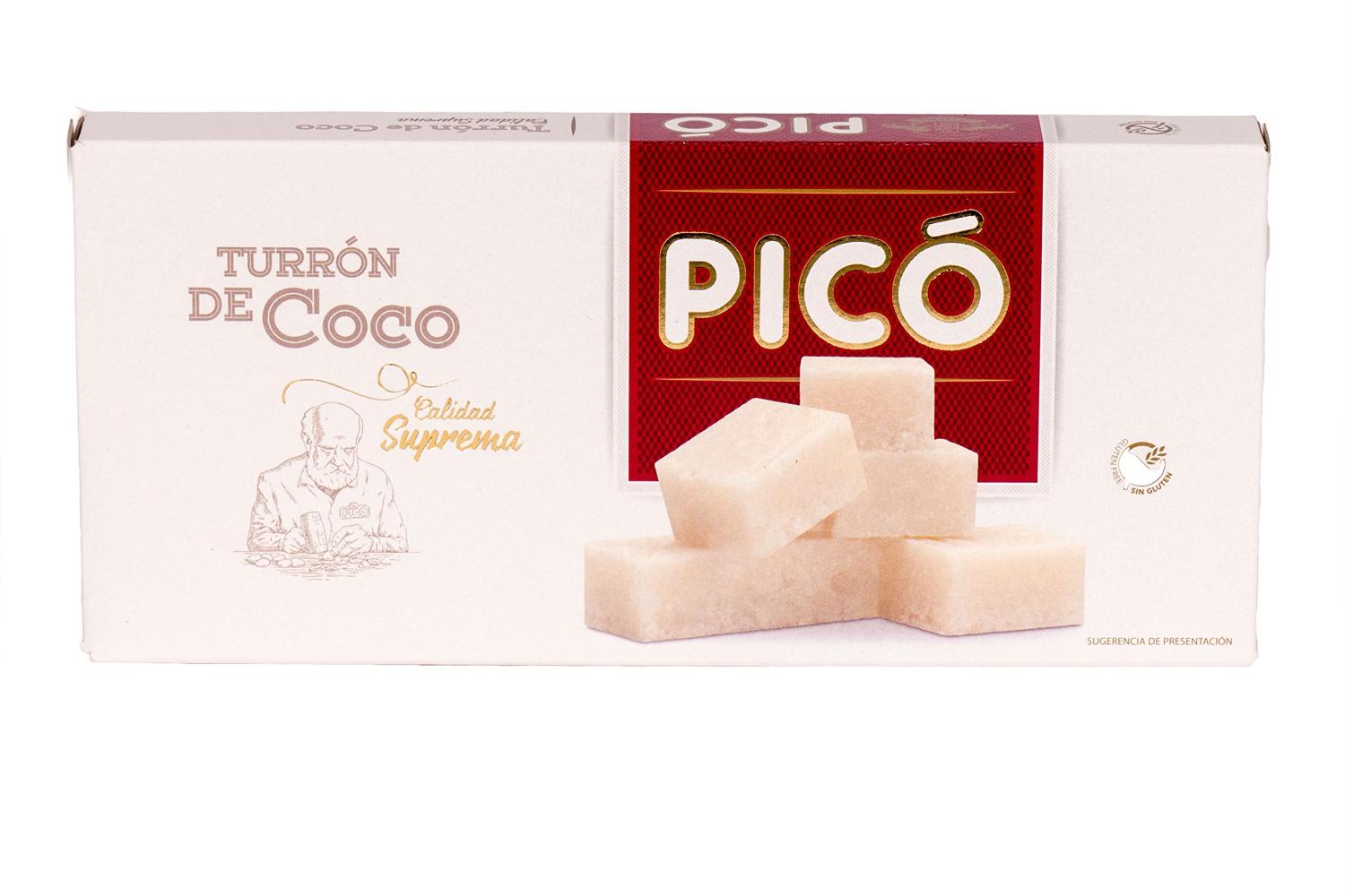 Buy Turron Coconut (Pic ) 200g - Authentic Spanish Treat ...
