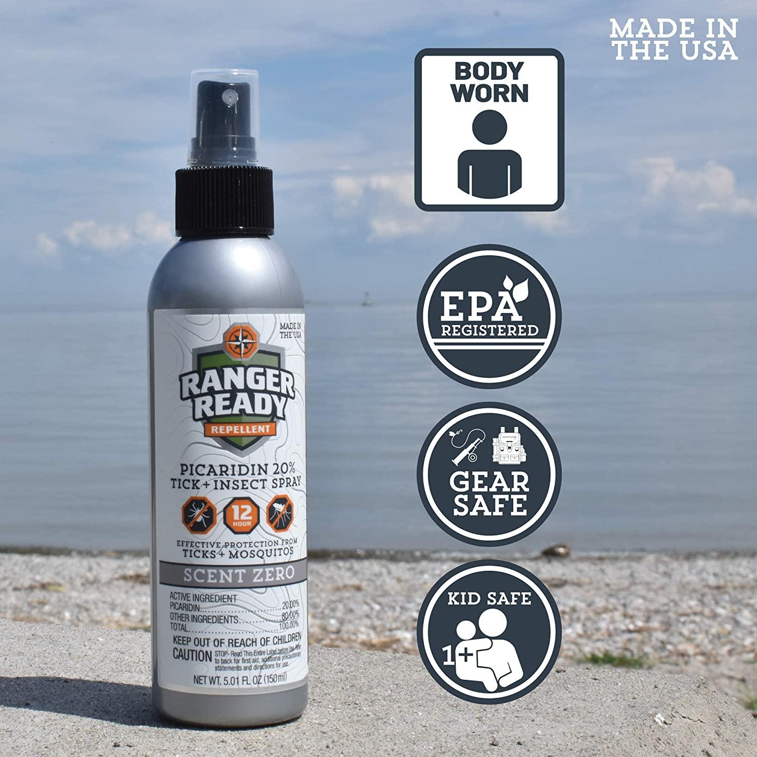 Ranger Ready Picaridin 20% Tick & Insect Repellent Night Sky Scent Deet ...