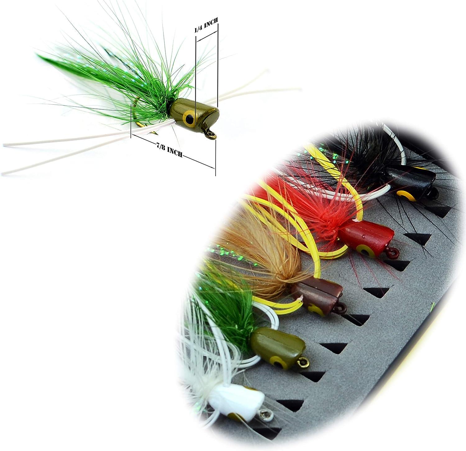 YAZHIDA Fly Fishing Flies Kit for Trout, Salmon, and Bass - Dry/Wet ...
