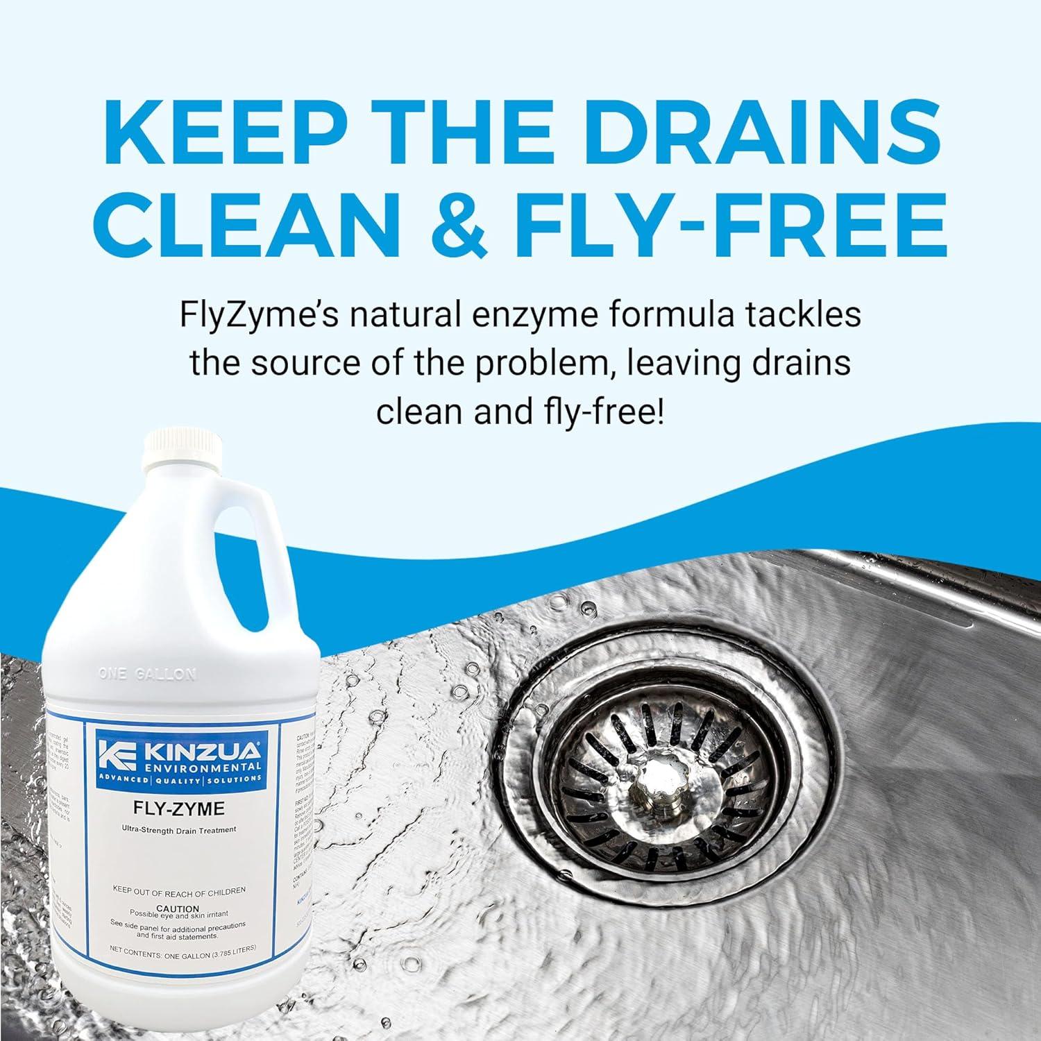 Fly-Zyme: Highly Concentrated Enzyme Drain Cleaner for Pipes & Fruit ...