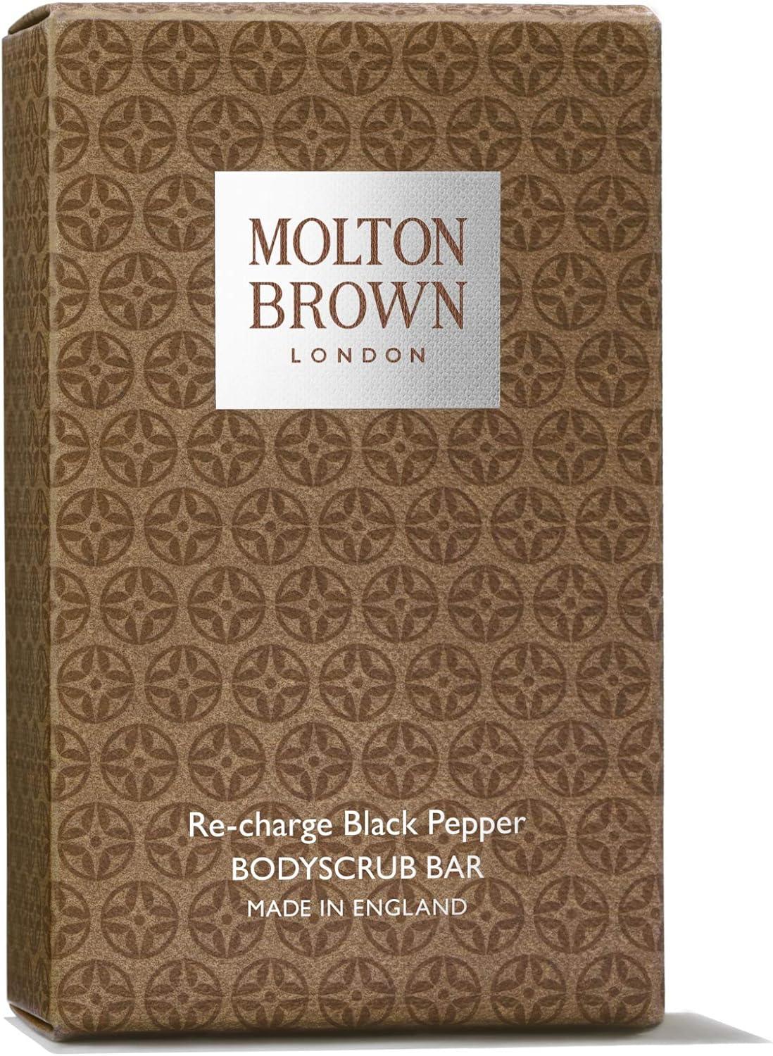 Molton Brown Black Pepper Bodyscrub Bar - Exfoliating Soap Bar for ...
