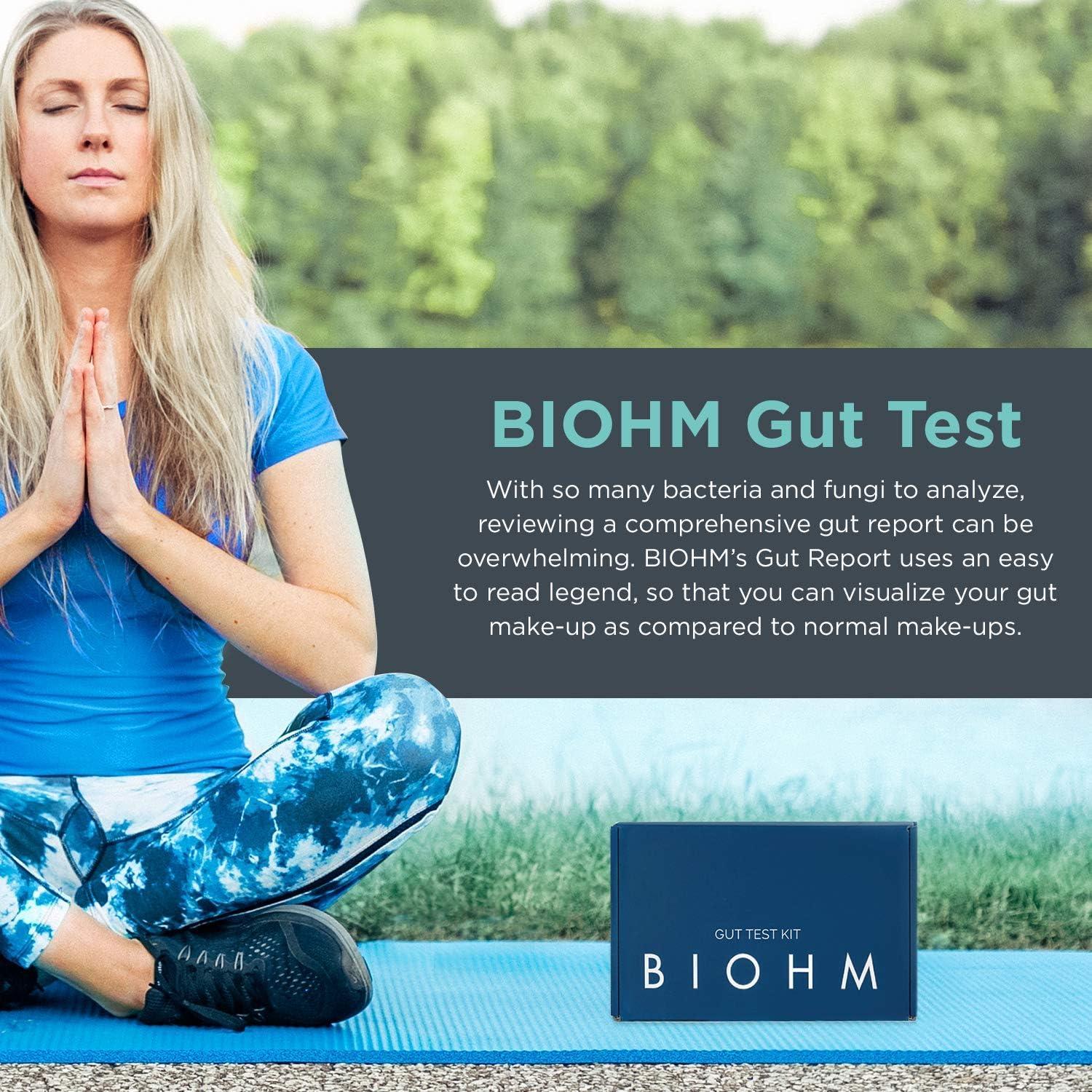BIOHM Gut Test Kit: Gut Health and Digestive Health - Bacteria Test ...