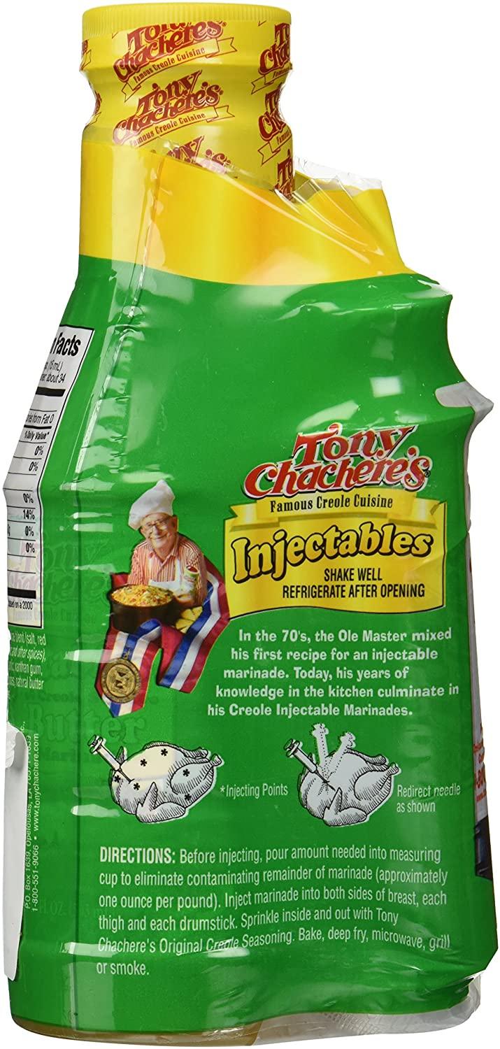 Tony Chacheres Butter with Injector 17oz - 2 Pack | Delicious Seasoning ...
